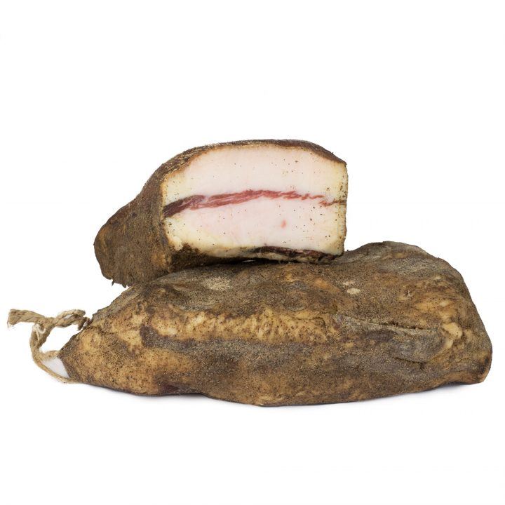 Cured Guanciale (cured pork cheek) sliced | Info and Price
